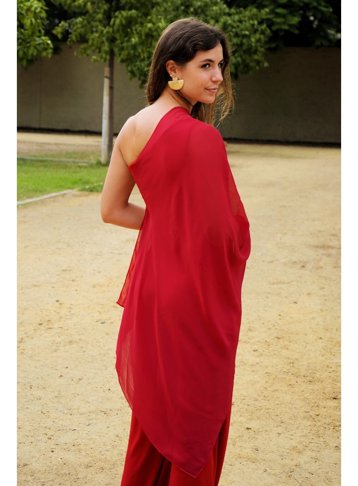 Red guest jumpsuit | INVITADISIMA