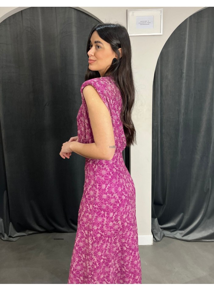 Sleeveless sleeveless tulle guest dress | INVITADISIMA