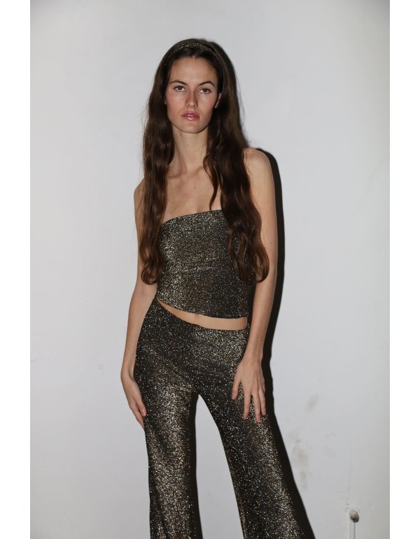 Top de fiesta sin mangas con detalle plisado | INVITADISIMA